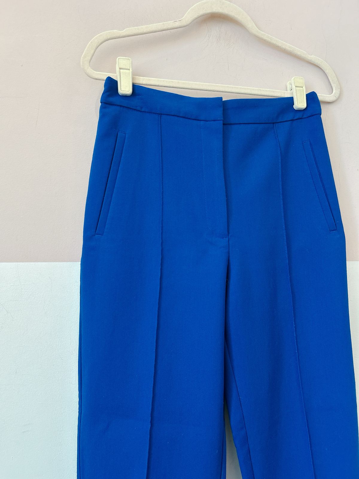 Calça social azul Zara M – Basiquinha